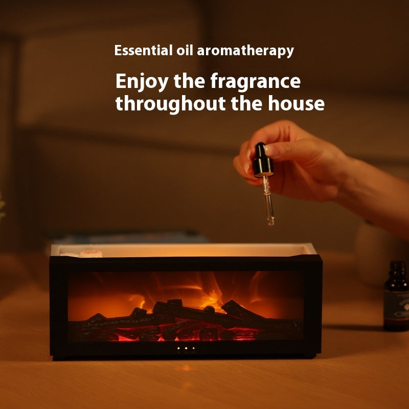 Neue Flammen-Aromatherapie-Maschine Bunter ätherischer Öl-Diffusor für ...